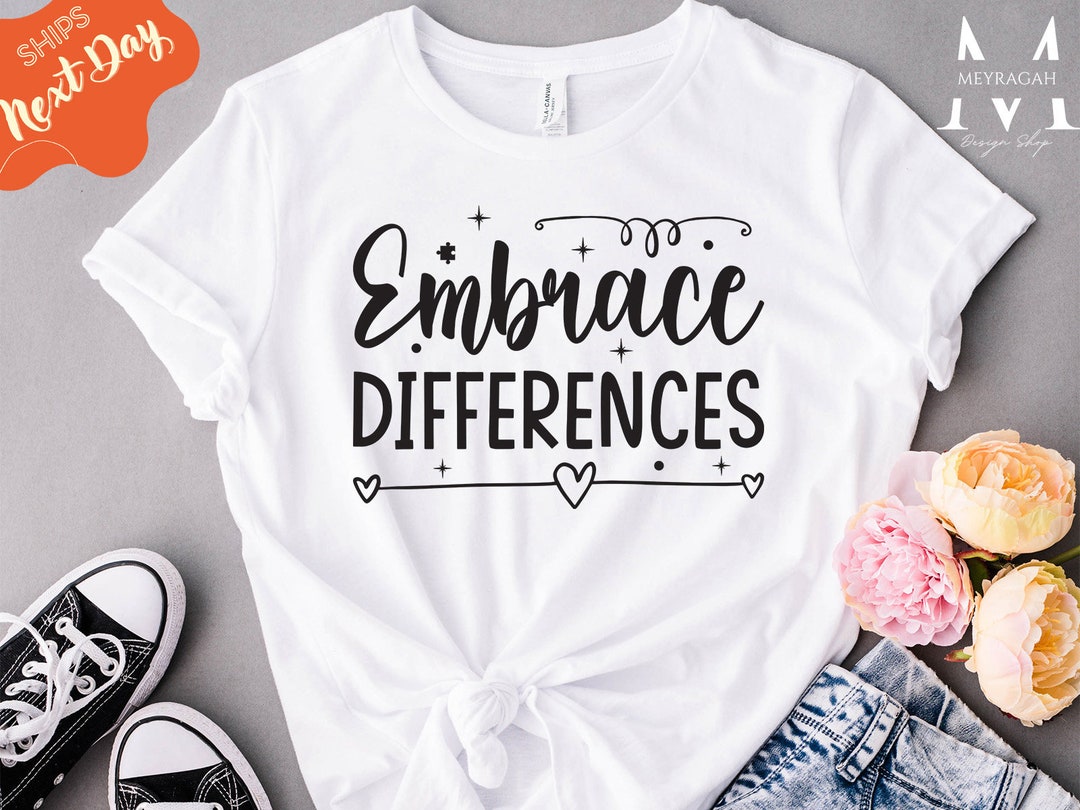 Autism Shirt Embrace Differences Shirt Autism T Shirt Unicorn Shirt ...