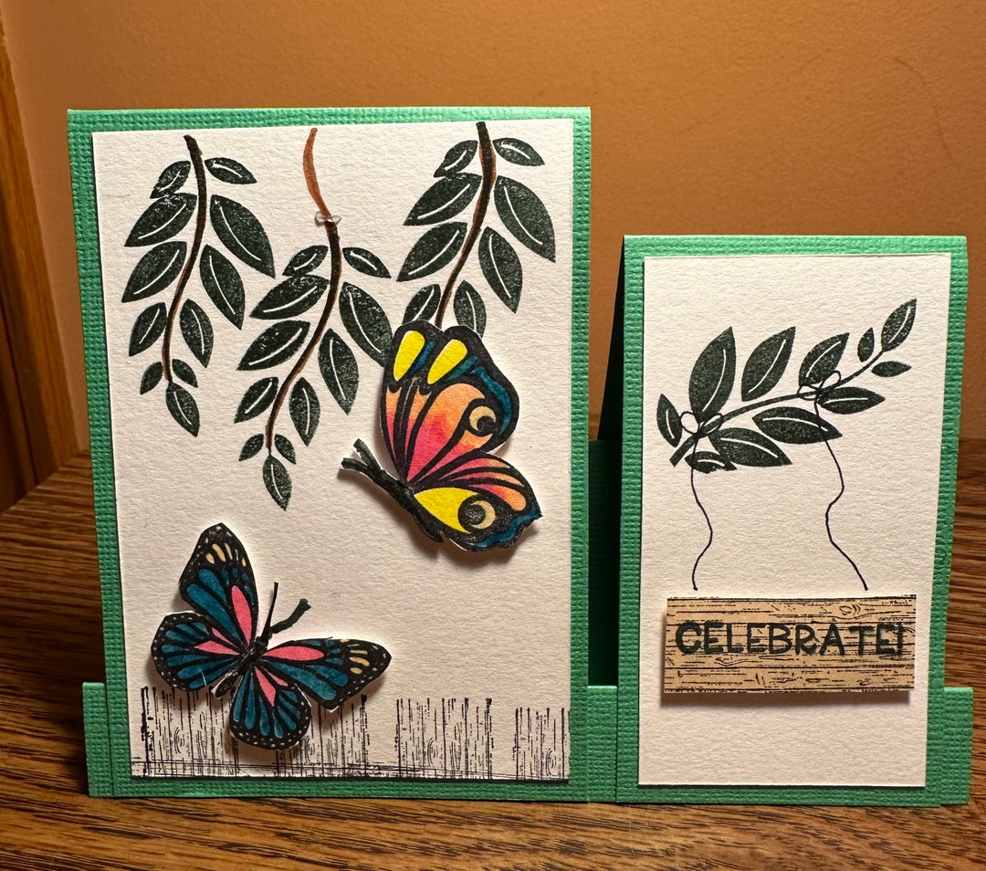 Butterfly Step Birthday Card - Etsy