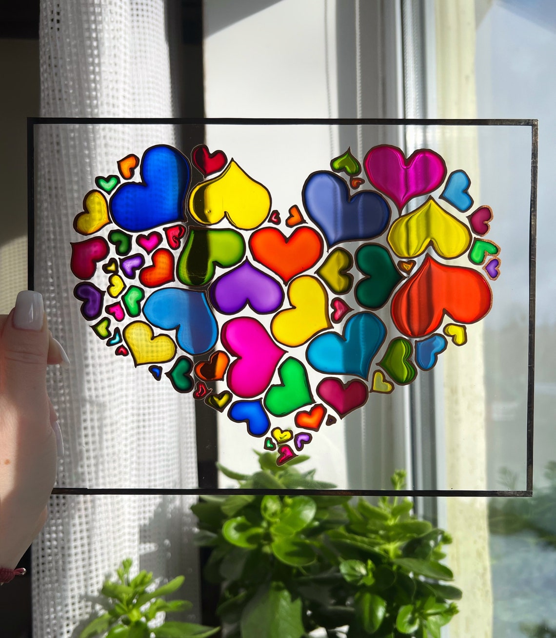 Stained Glass Window Hangings, Suncatcher, Suncatcher Window, Stained ...