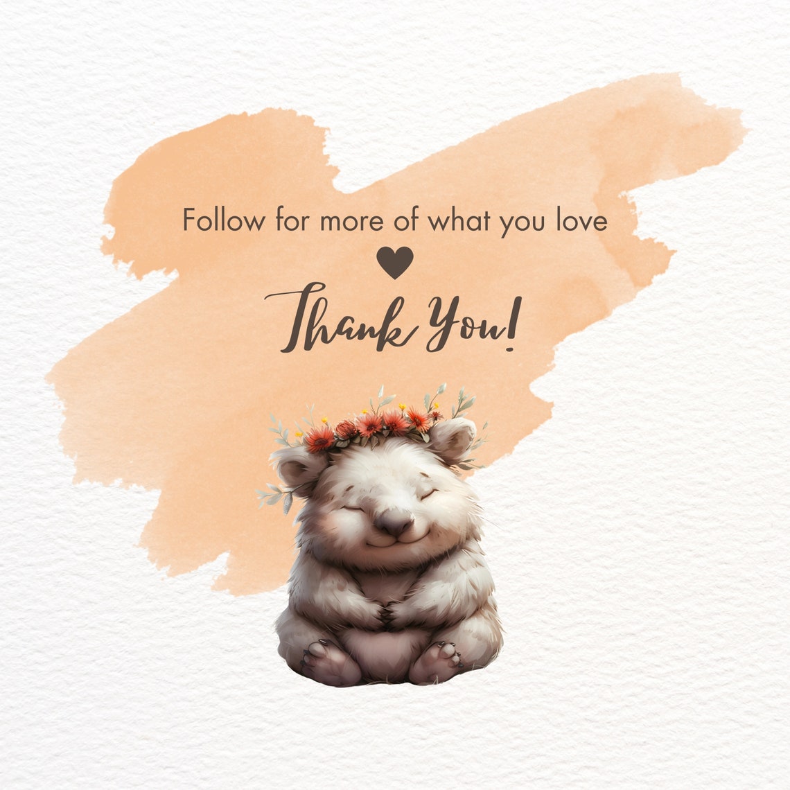 Cute Wombat Clipart, Wombat, Animal, Watercolor, Digital Art Bundle ...