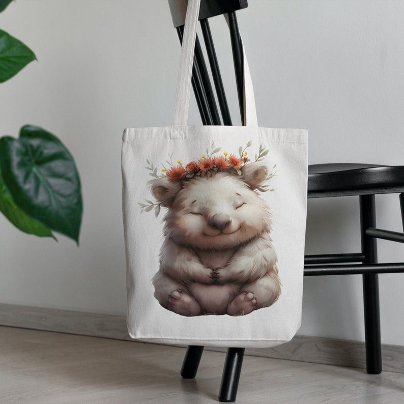 Cute Wombat Clipart, Wombat, Animal, Watercolor, Digital Art Bundle ...