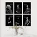 Printable Motivational Poster Set,6 Great Thinkers Poster,inspirational ...