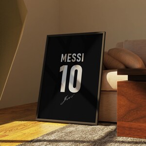 Lionel Messi Set of 3 Poster, Argentina Soccer Print, Soccer Gifts ...
