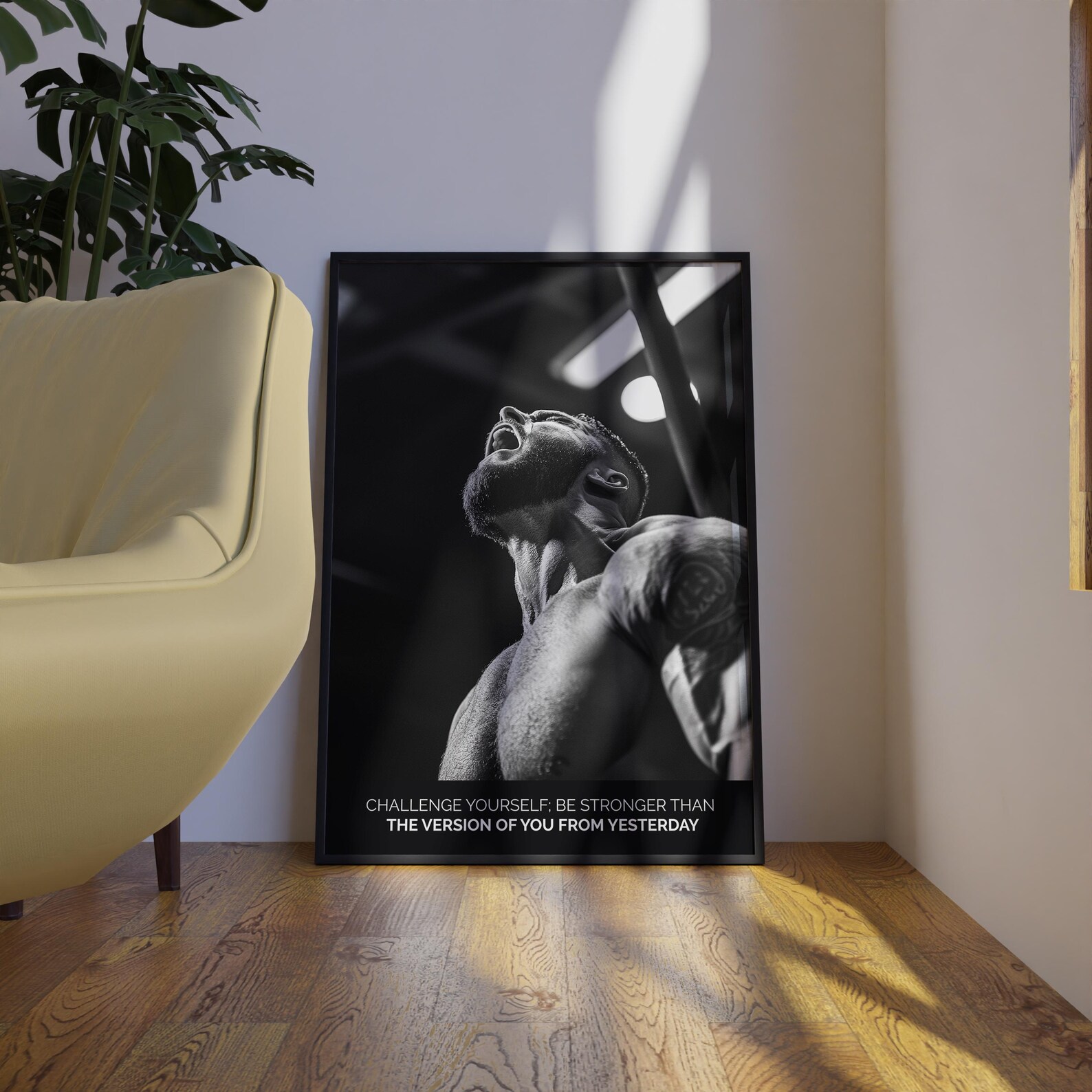 Gym Motivational Poster Set, Gym, Wall Art Sport Art Decor Fitness ...