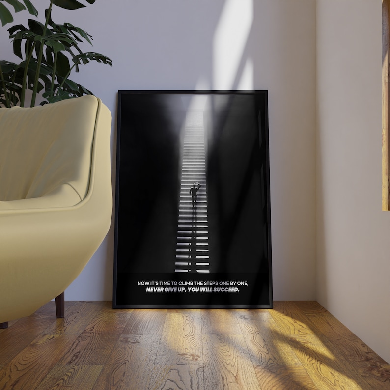 Printable Motivation Poster Set, 6 Motivational Posters, Inspirational ...