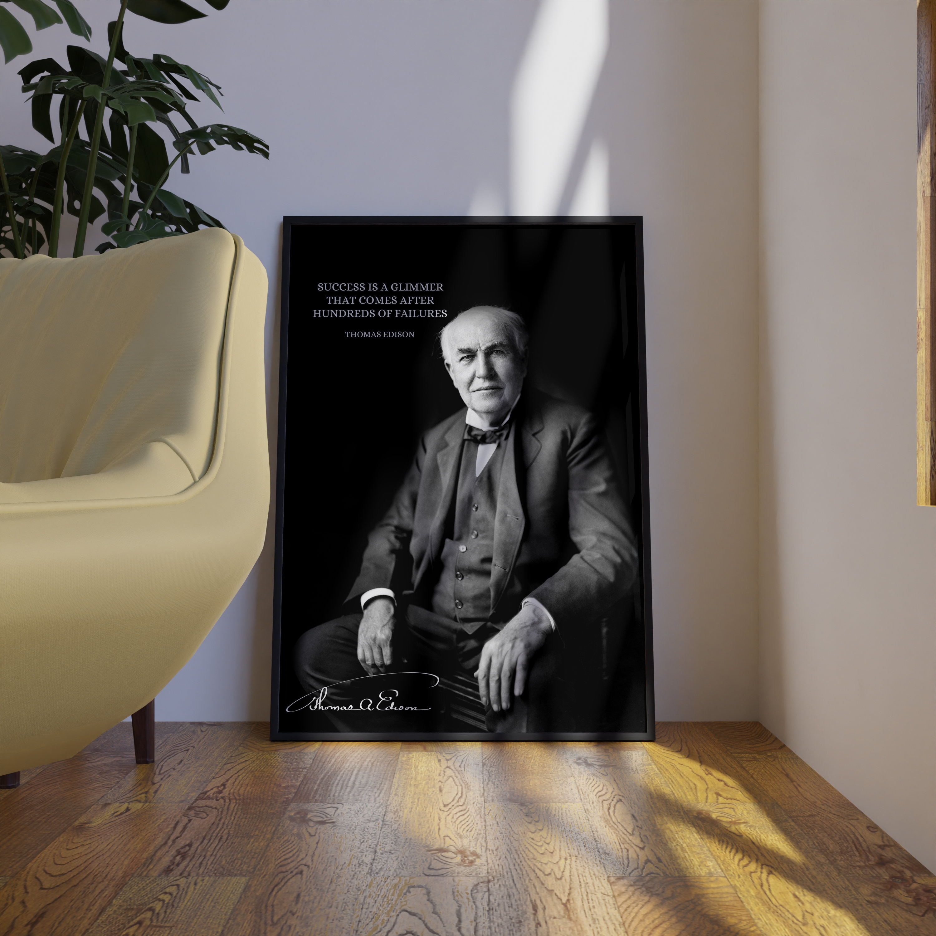 Printable Motivational Poster Set,6 Great Thinkers Poster,inspirational ...