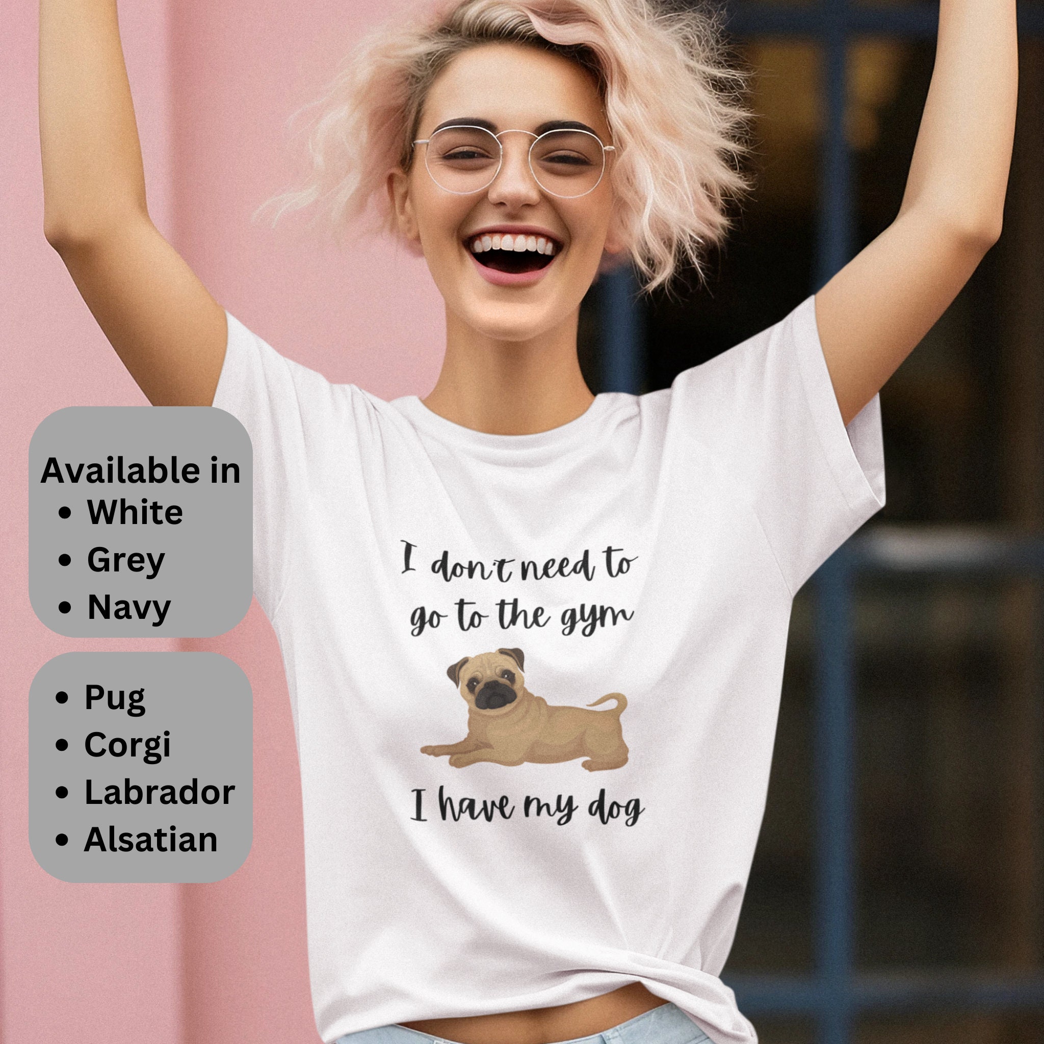 Pug Tshirt, Pug Dog Lover Tshirt, Pug Owner Tshirt, Pug Lover Gift, Dog ...