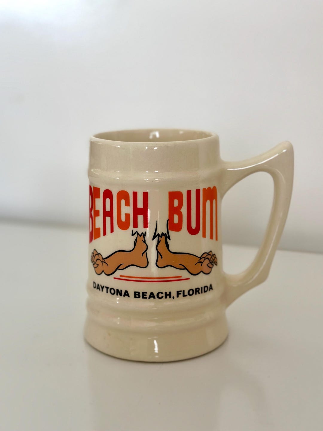 Vintage - Beach Bum | Daytona Beach, Florida - Mug - Etsy