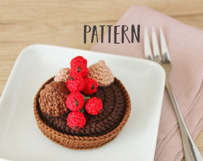 Custard Lattice Danish Pastry Crochet Pattern - Etsy Sweden