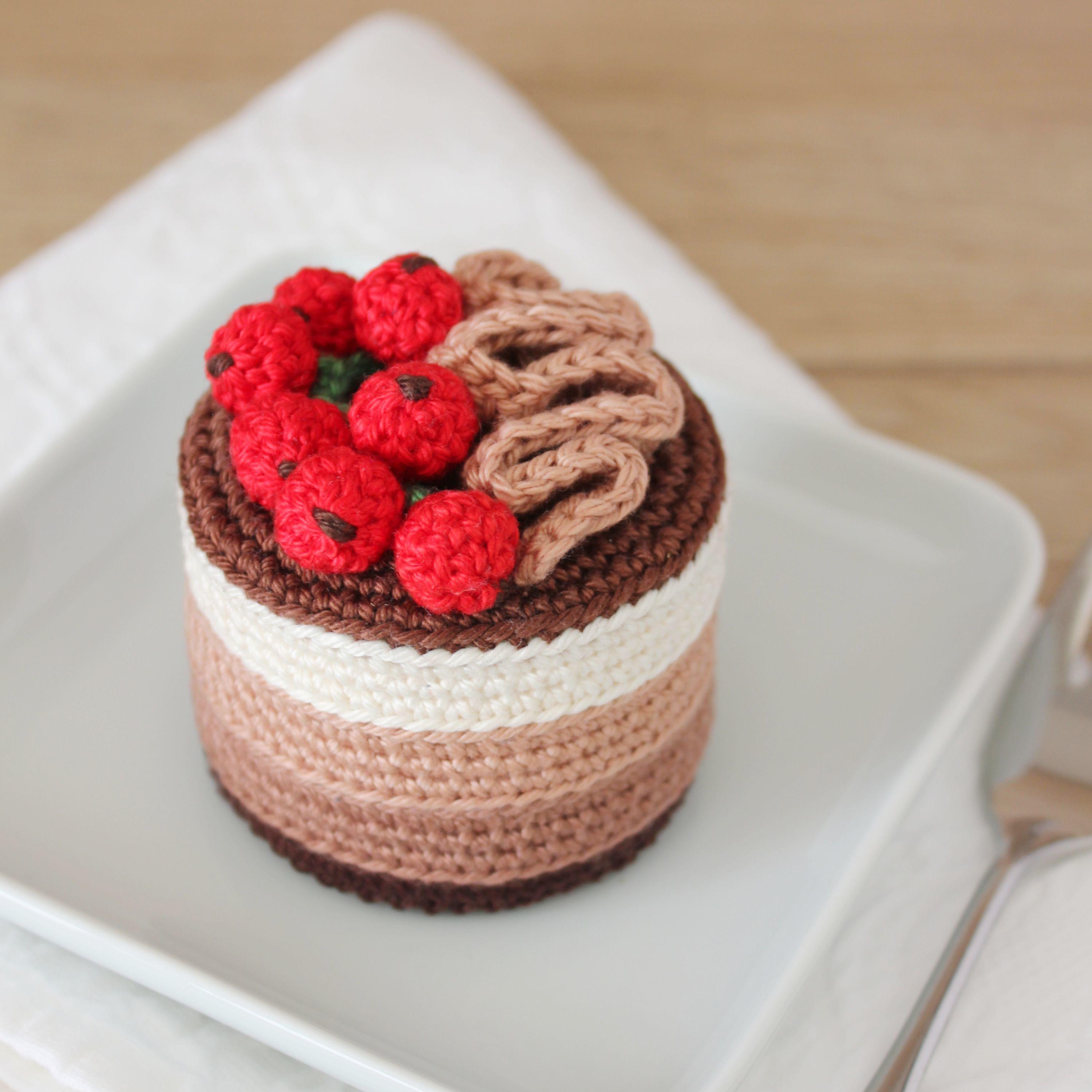 Nougat Mousse Cake Crochet Pattern [DIGITAL PATTERN ONLY] [food ...