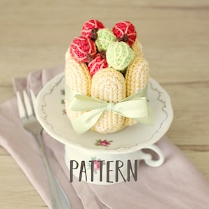 Gooseberry Charlotte Cake Crochet Pattern [DIGITAL PATTERN ONLY] [food ...