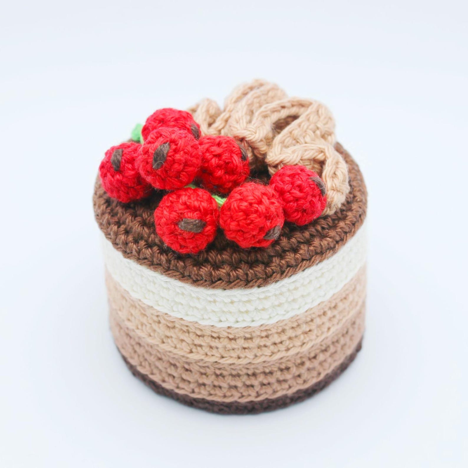 Nougat Mousse Cake Crochet Pattern [DIGITAL PATTERN ONLY] [food ...