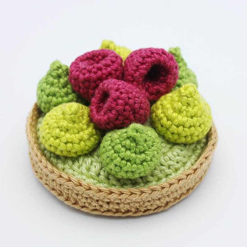 Pistachio Tartlet Crochet Pattern DIGITAL PATTERN ONLY food Amigurumi ...