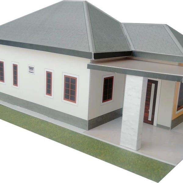 Paper Model House - Etsy