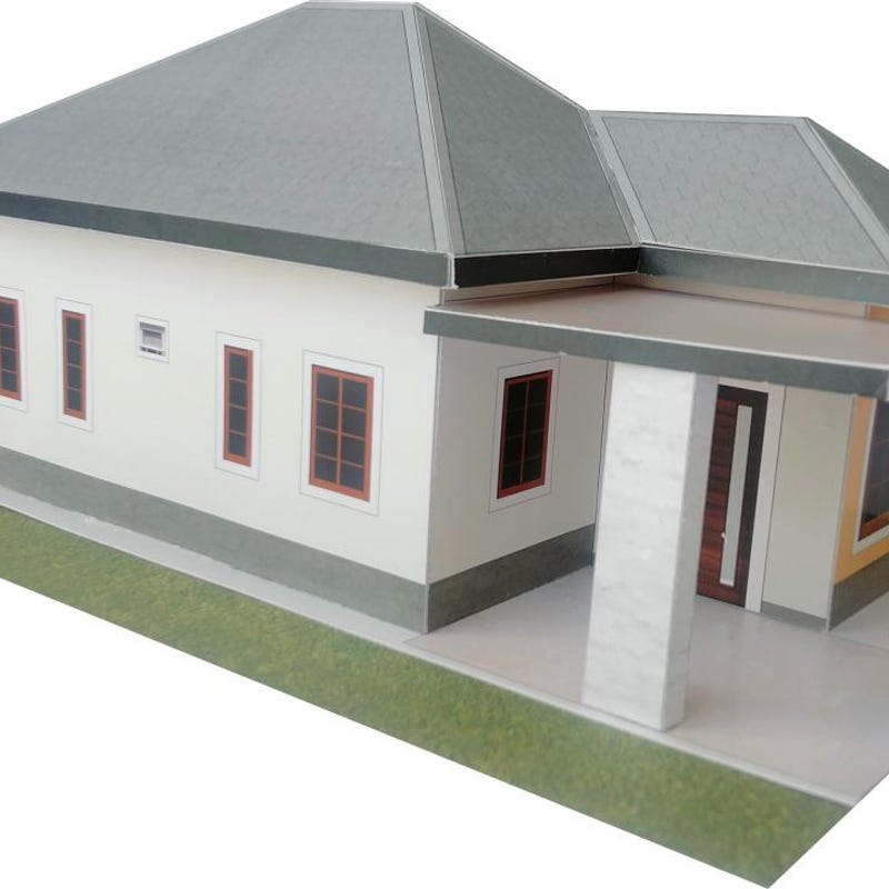 Paper Model House - Etsy