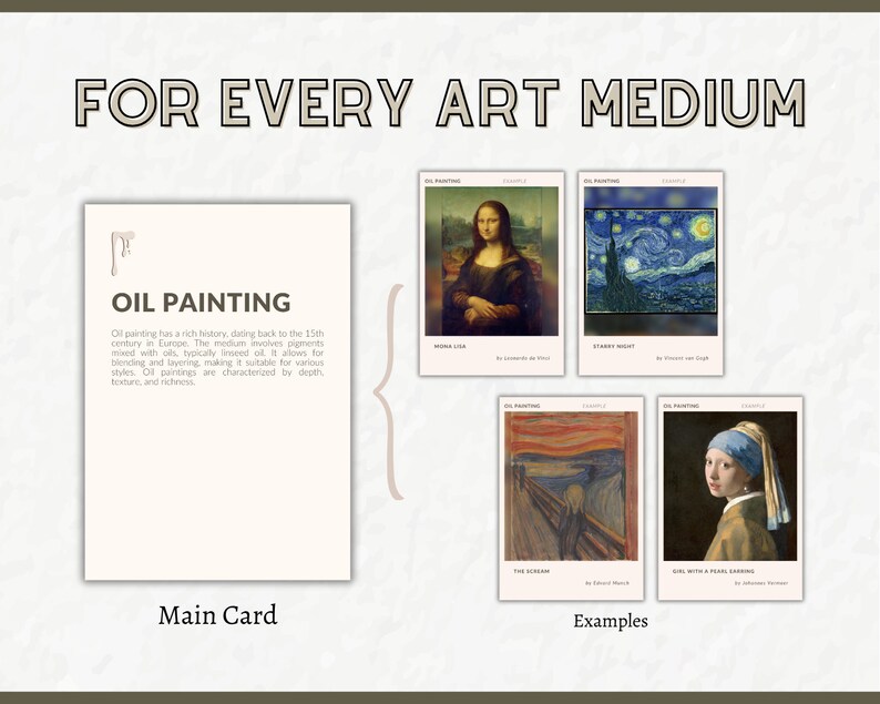 Art Medium Card Art Class Activity Interactive Card Art Teacher ...