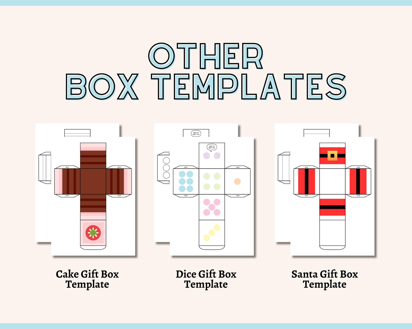 Piano Student Gift Music Teacher Gift Box Template for Kids Music Class ...