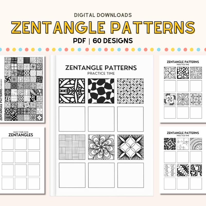 Zen Doodle - Etsy