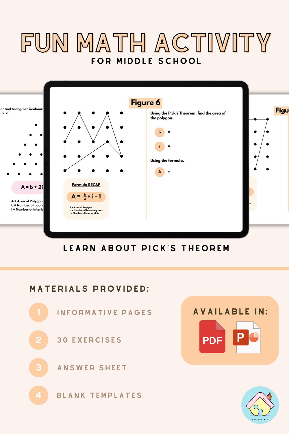 Math Activity for 7th Grade Math Classroom Resource Math Teacher Math ...
