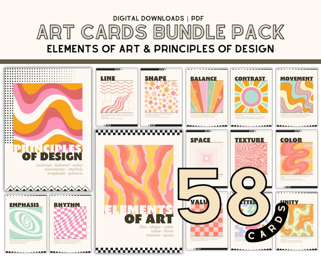 Printable Art Teacher Resource Y2k Design Material Art Class Activity ...