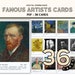 Famous Artists Card Set Classroom Visuals Printable Art Teacher ...