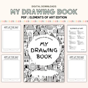 Elements of Art Drawing Book for Art Students Drawing Practice Art ...