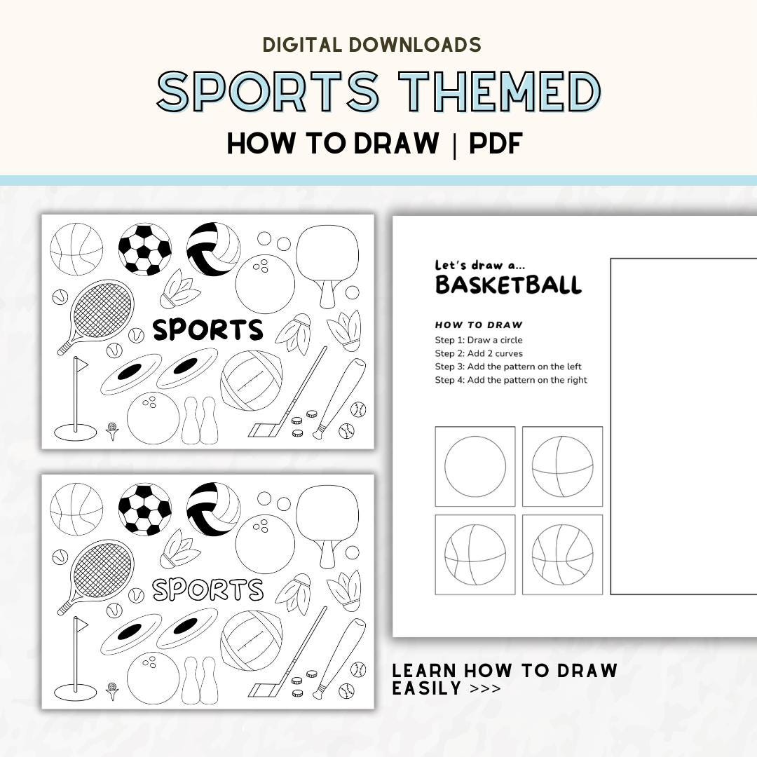 How to Draw Guide for Kids How to Draw Art Books Drawing Guide Digital ...