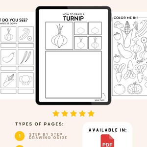 Learn to Draw for Kids About Vegetable Drawing Practice Book How to ...