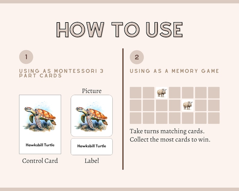 Endangered Animal Flashcards Fun Learning Activity Kids Word Games ...