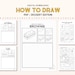 Learn to Draw Christmas Drawing Step by Step Kids How to Draw Doodle ...