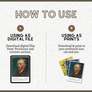 Famous Artists Card Set Classroom Visuals Printable Art Teacher ...