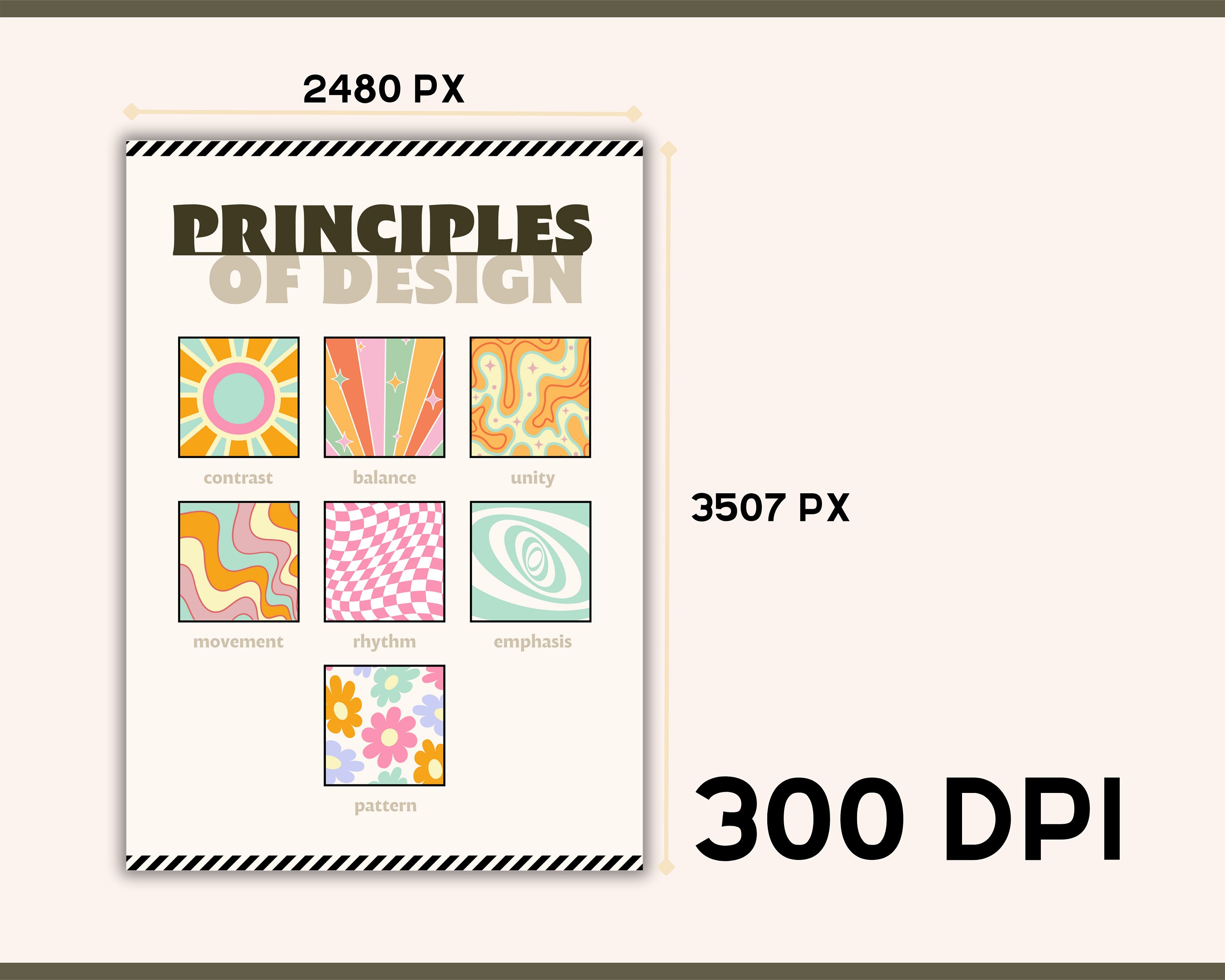 Art Class Poster Elements of Art and Principles of Design Poster ...