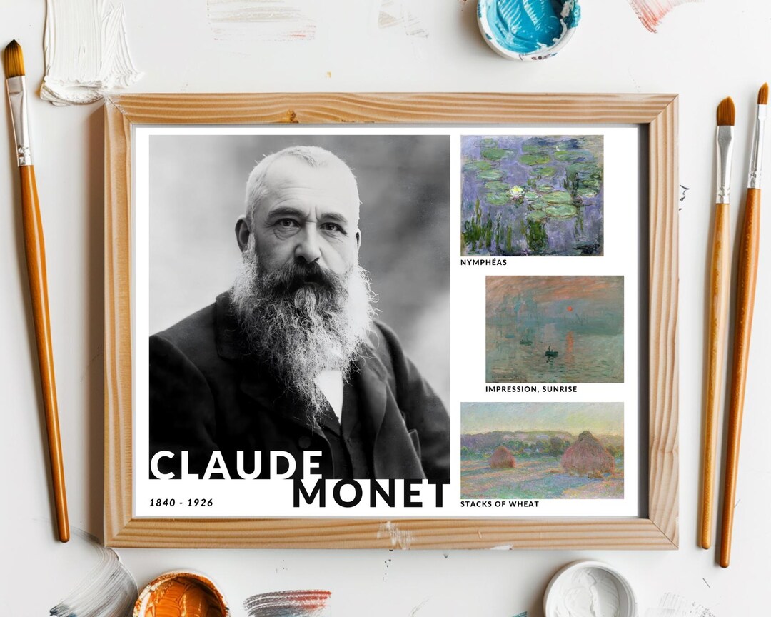 Claude Monet Art Posters of Famous Artists Prints Painting and Artist ...