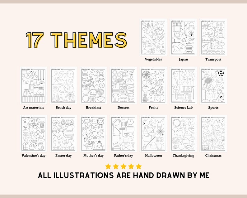 Coloring Pages for Kids Learning Coloring Bold and Easy Colouring ...
