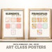 Art Class Poster Elements of Art and Principles of Design Poster ...