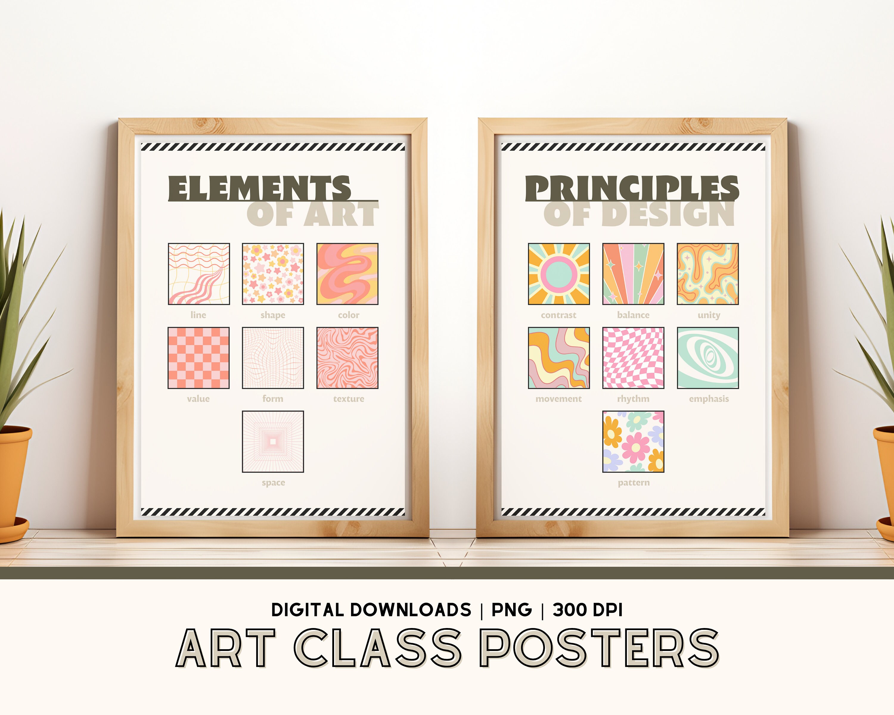 Art Class Poster Elements of Art and Principles of Design Poster ...