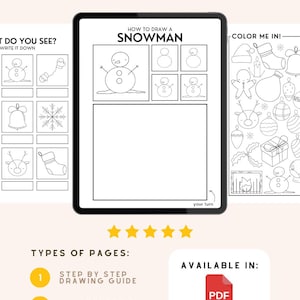 Learn to Draw Christmas Drawing Step by Step Kids How to Draw Doodle ...