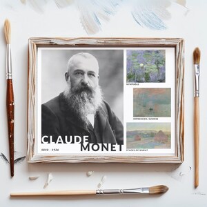 Claude Monet Art Posters of Famous Artists Prints Painting and Artist ...