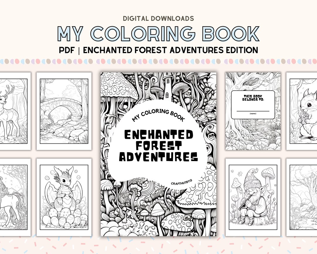 Coloring Books for Kids Coloring Pages Printable Art Class Activity Art ...