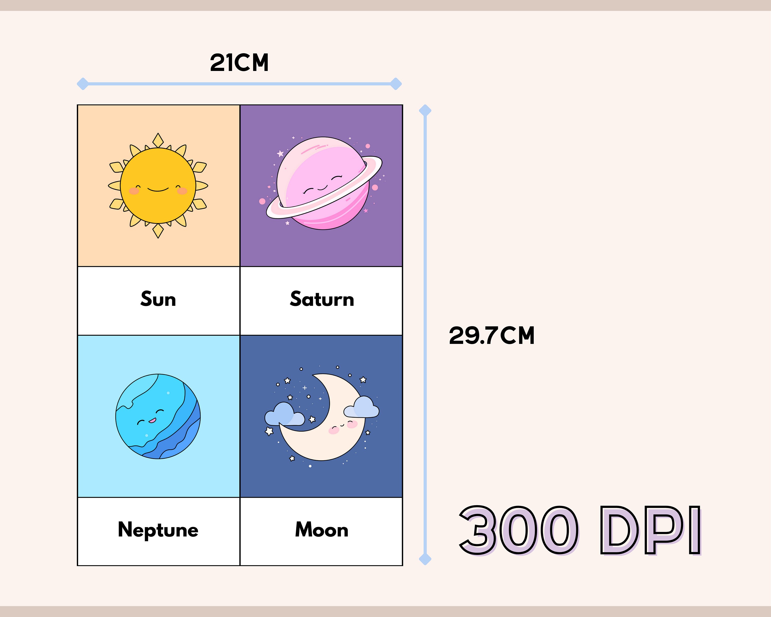 Solar System Flashcards for Kids Montessori Cards Outer Space Learning ...