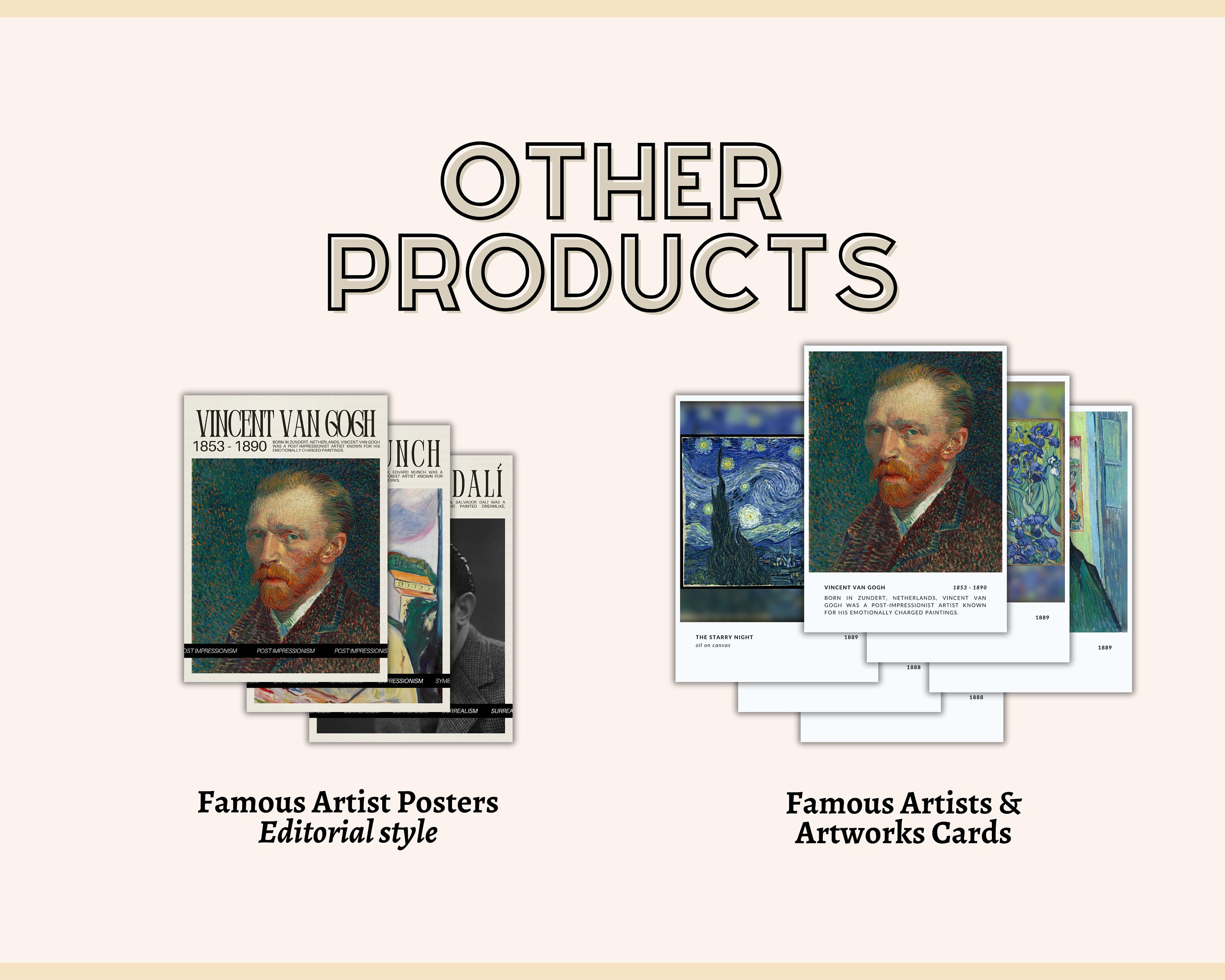 Famous Artists Posters Classroom Bulletin Board Printable Posters Class ...