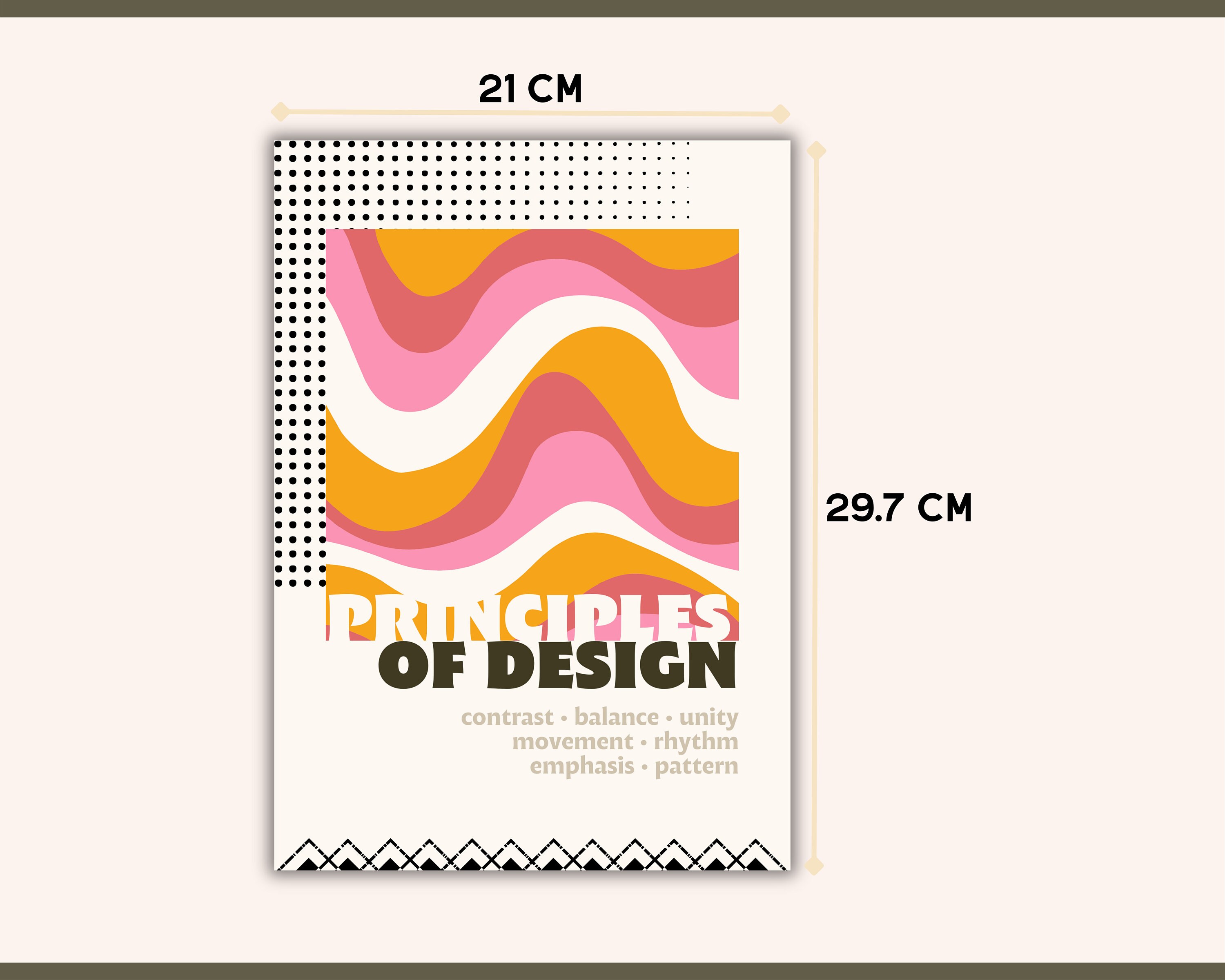 Principles of Design Posters Visual Art Education Resource Art ...