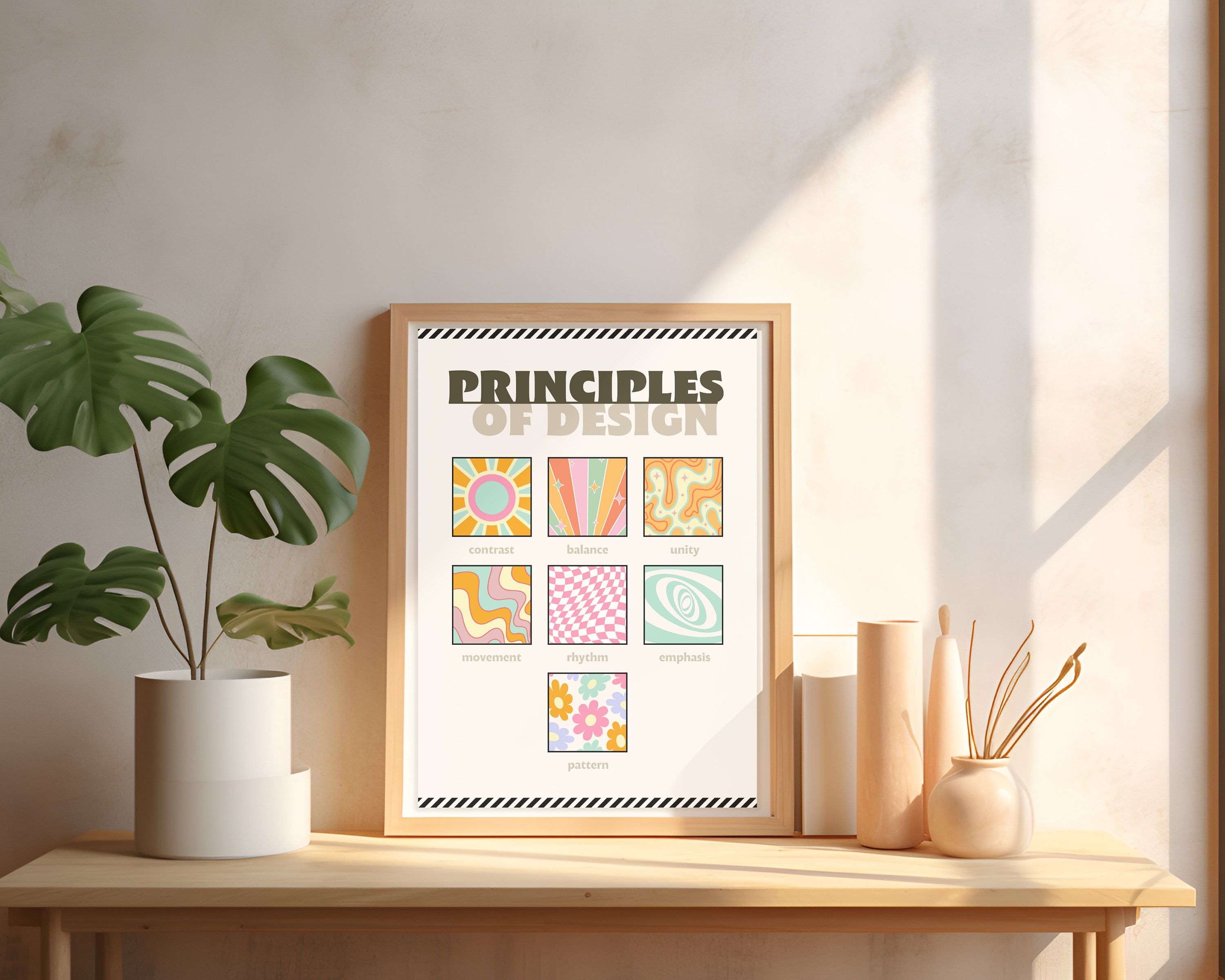 Art Class Poster Elements of Art and Principles of Design Poster ...