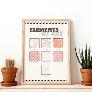 Art Class Poster Elements of Art and Principles of Design Poster ...