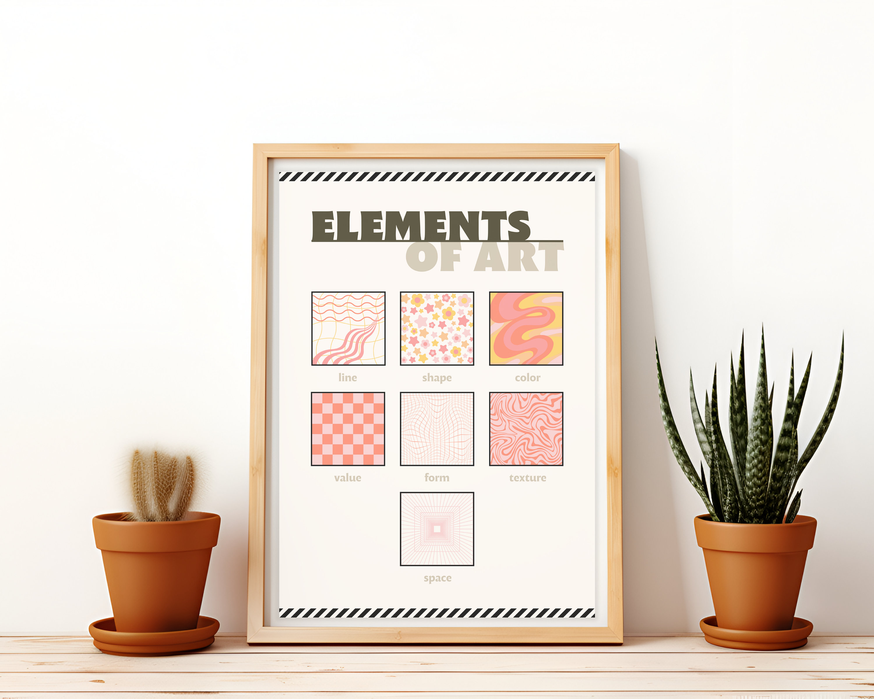 Art Class Poster Elements of Art and Principles of Design Poster ...