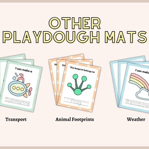 Fruits Play Dough Mats Montessori Printable Toddler Activity Fine Motor ...