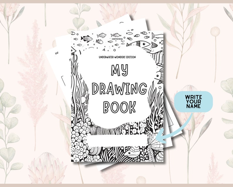 Drawing Book for Kids Art Activity Worksheets Printable Drawing Prompts ...