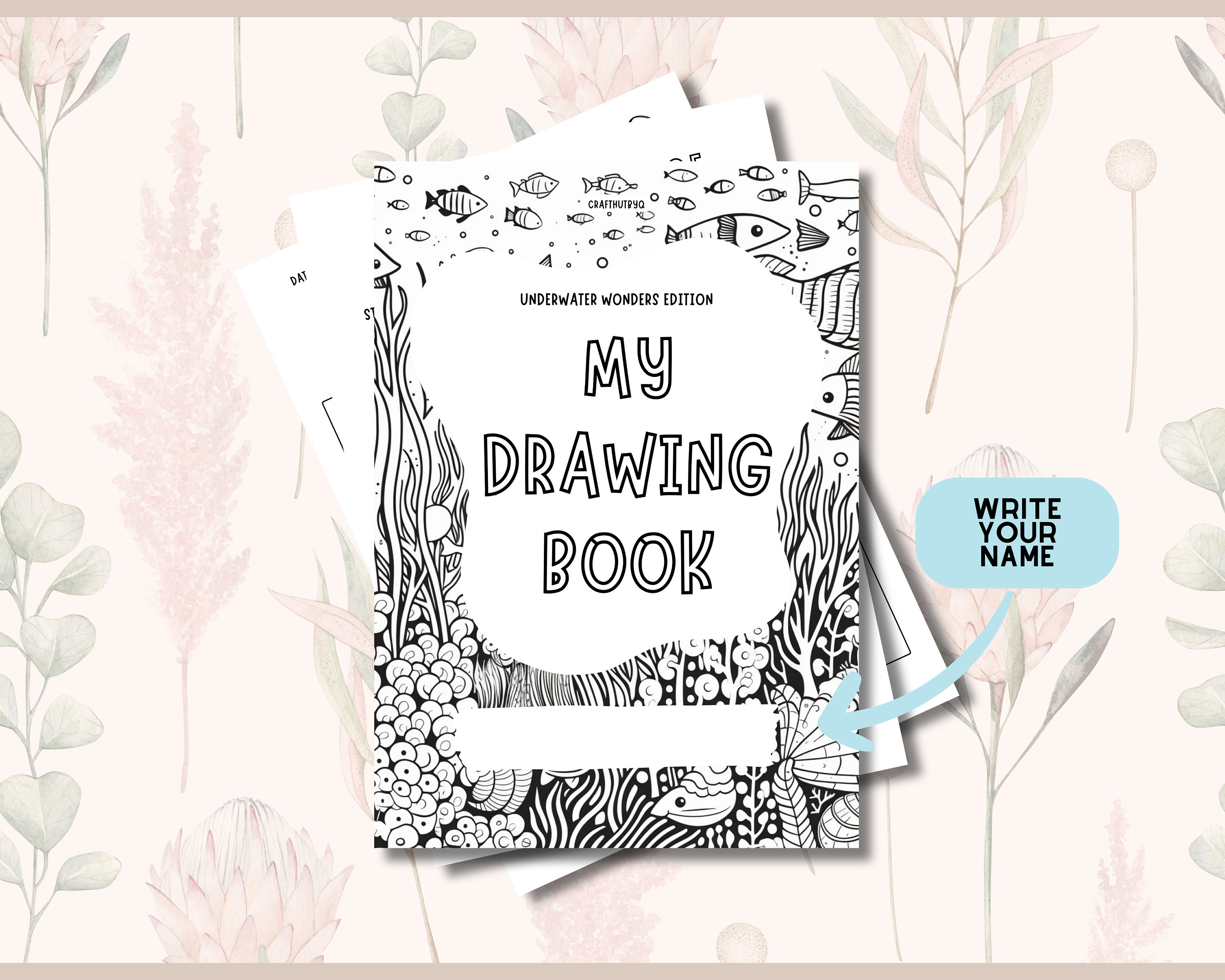 Drawing Book for Kids Art Activity Worksheets Printable Drawing Prompts ...