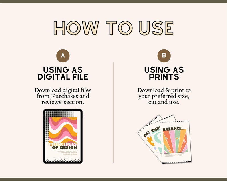 Principles of Design Posters Visual Art Education Resource Art ...