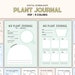 Kids Plant Journal Template Science Activity Plant Growing Journal Kid ...